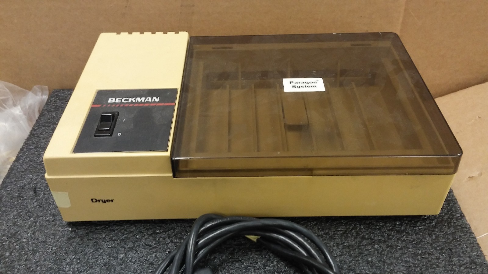 BECKMAN Instruments Model 6558 120V 2.5A 50/60 Hz Paragon Dryer | eBay