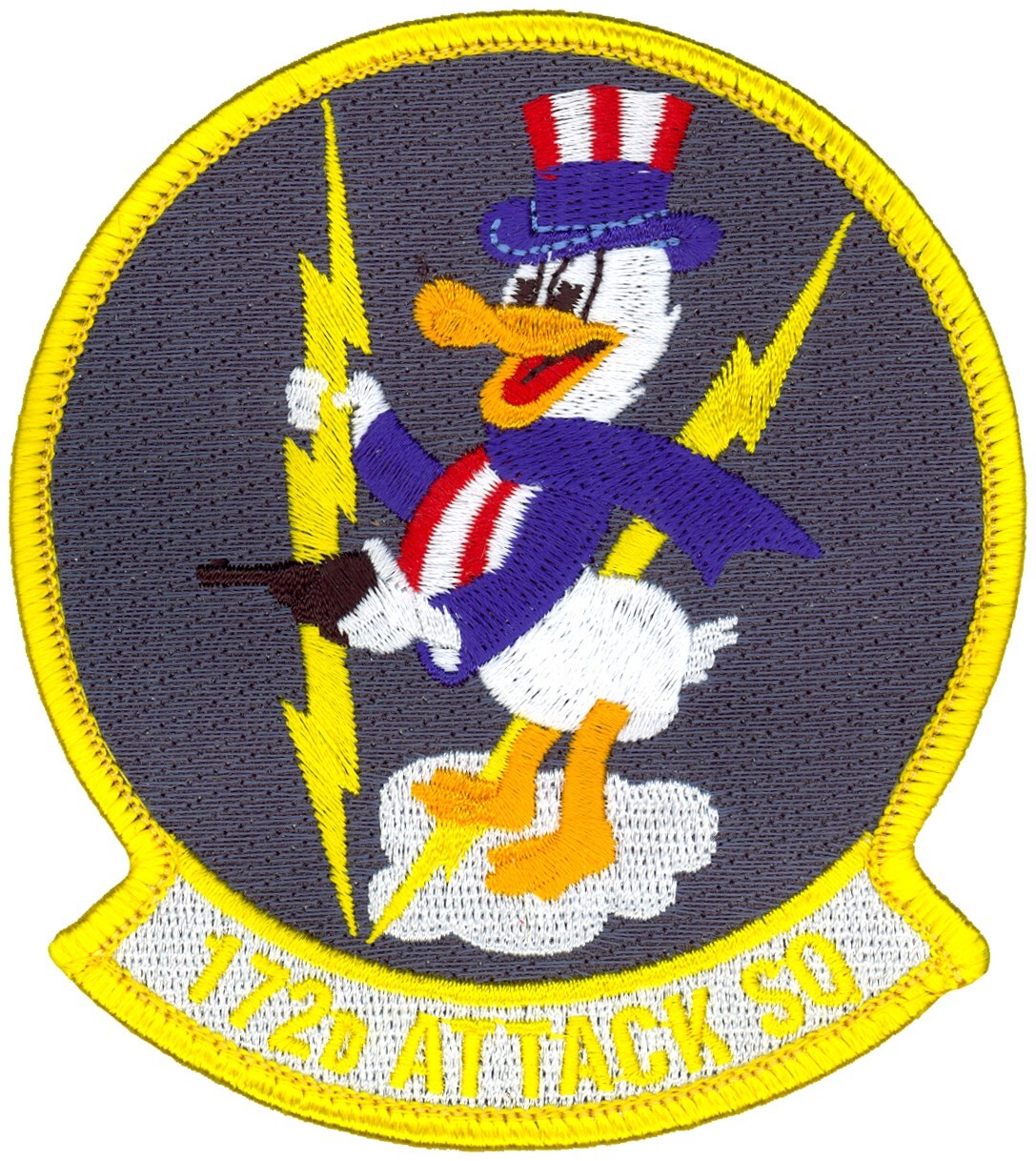 USAF 172d ATTACK SQUADRON PATCH | eBay
