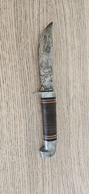 Western USA L66 H Fixed Blade Vintage Hunting Knife | eBay