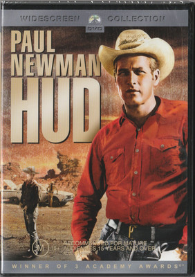 Hud DVD Brand New and Sealed Region 4 Paul Newman Black and White 1963 ...