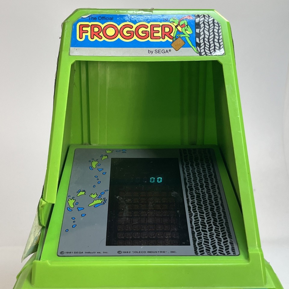 VINTAGE FROGGER ELECTRONIC GAME TABLETOP 1982 MINI ARCADE SEGA RARE COLECO WORKS | eBay
