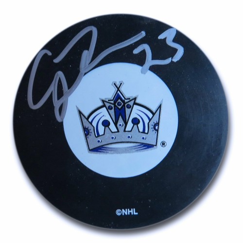 Craig Johnson Signed Autographed NHL Puck Los Angeles Kings Silver Ink ...