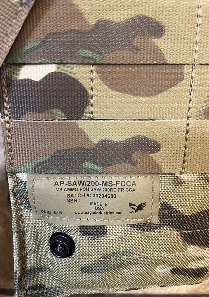 Eagle Industries Saw Magazine Mag Pouch Double Flap w/ Divider Multicam ...