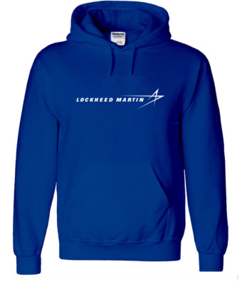 Lockheed Martin US Aviation Logo Royal Blue Retro Hoodie Hooded ...