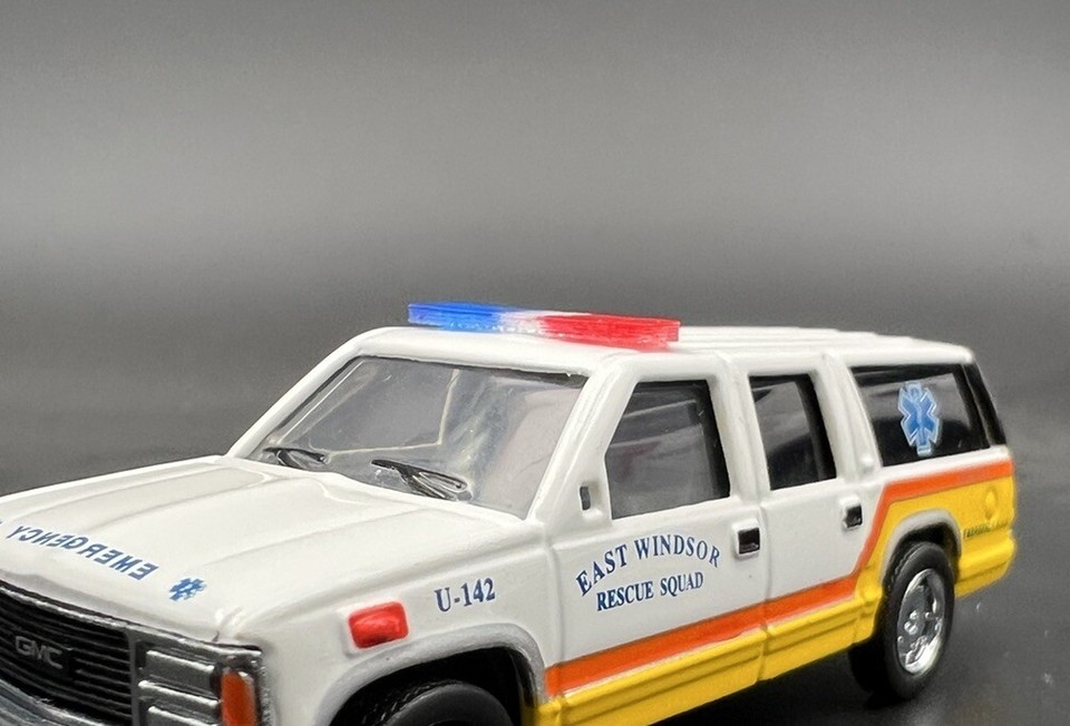 2 Pack 1/64 Blue Red Code 3 Defender Lightbar Greenlight Police Sheriff ...