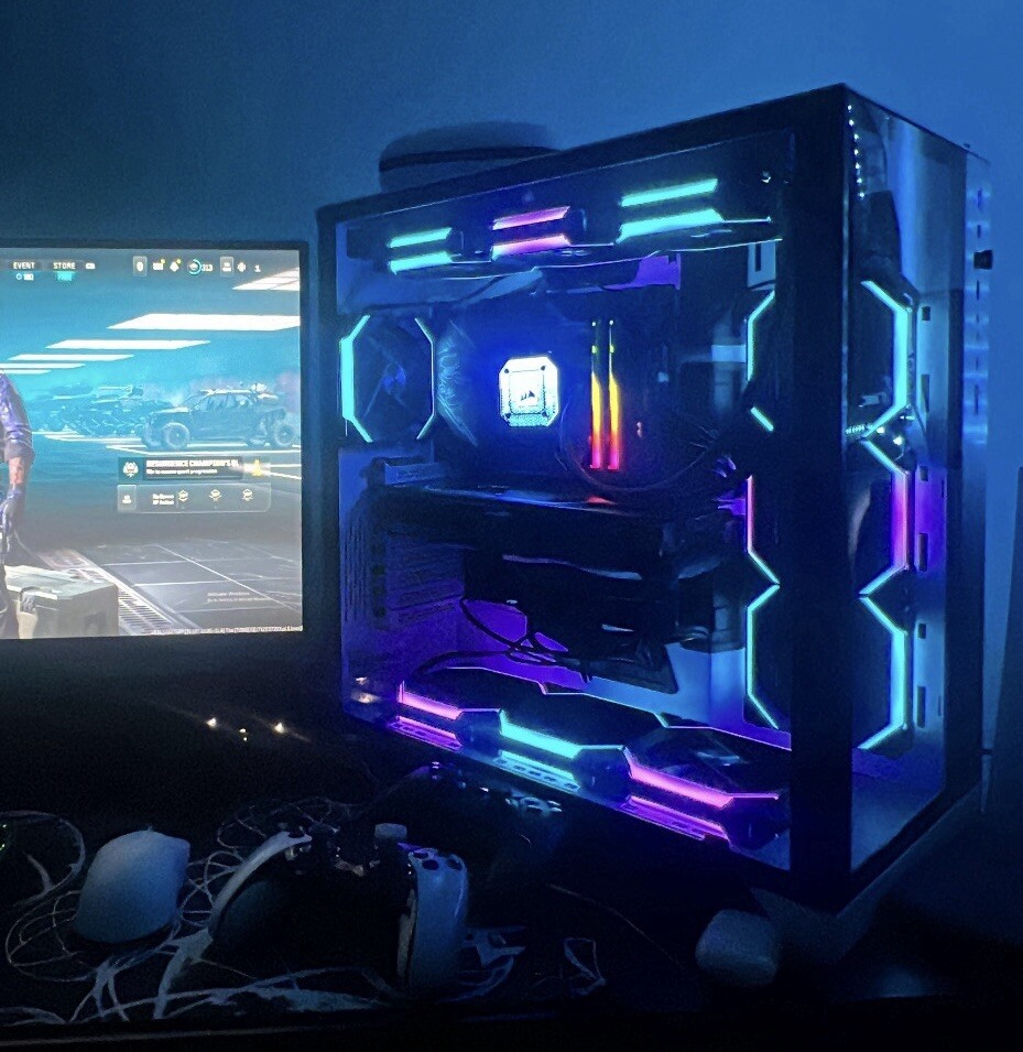 Lian Li O11 Dynamic XL ROG Custom Built White | eBay