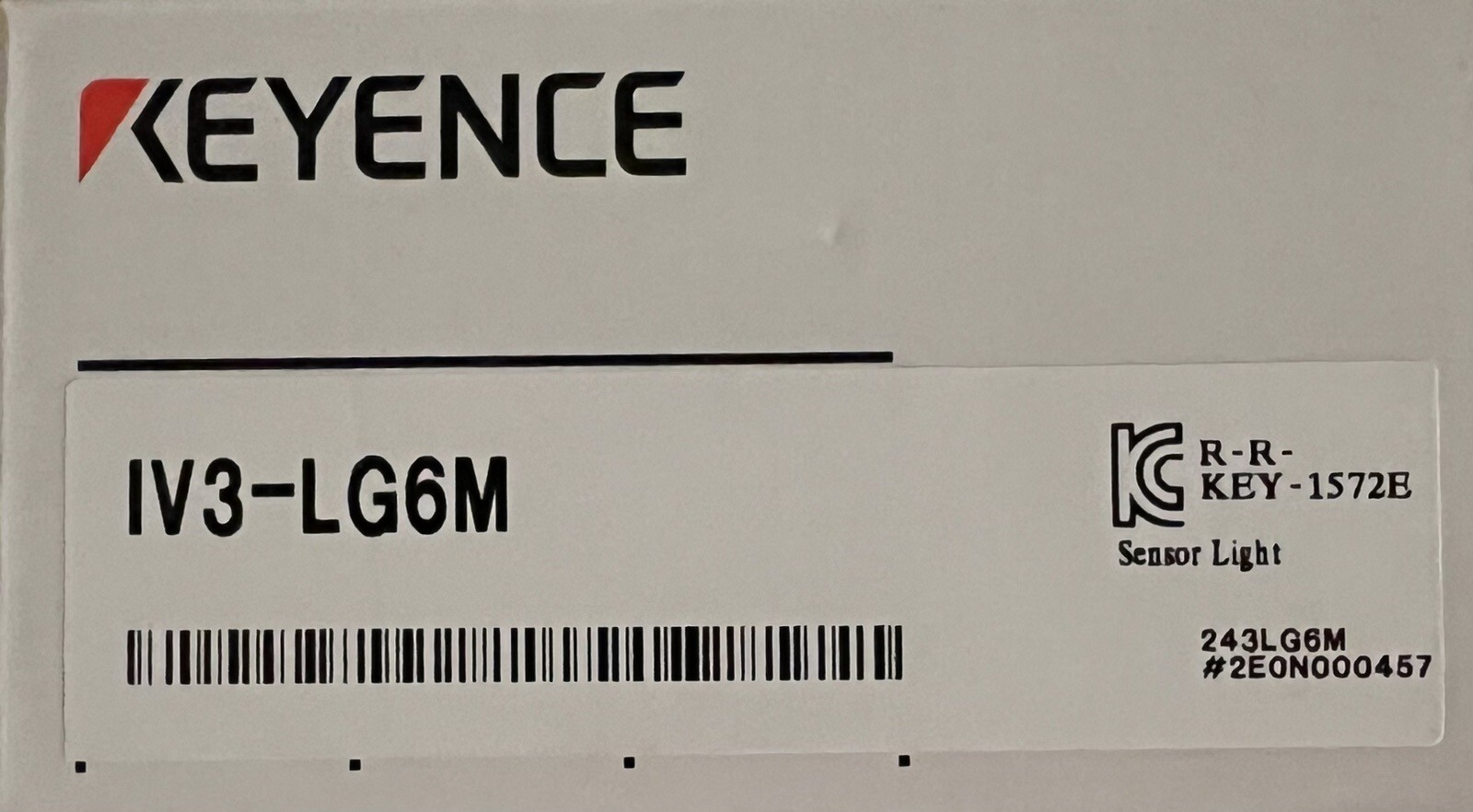 Keyence IV3-L5C/L5M/L6E/L6M/LG5C/LG5M/LG6C/LG6M AI Lighting Unit Sensor ...