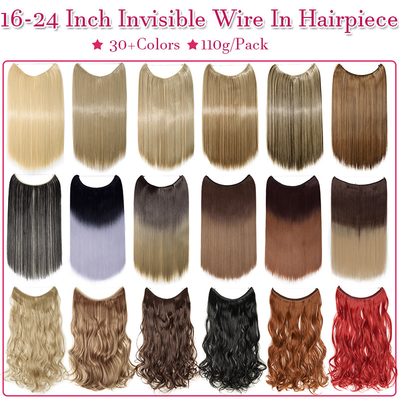 Thick Secret Wire Band as Human Hair Extensions Hidden Invisible One ...