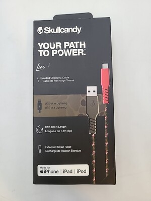 Skullcandy Braided 6' Apple Charging Cable (S7BCL-L094) | eBay