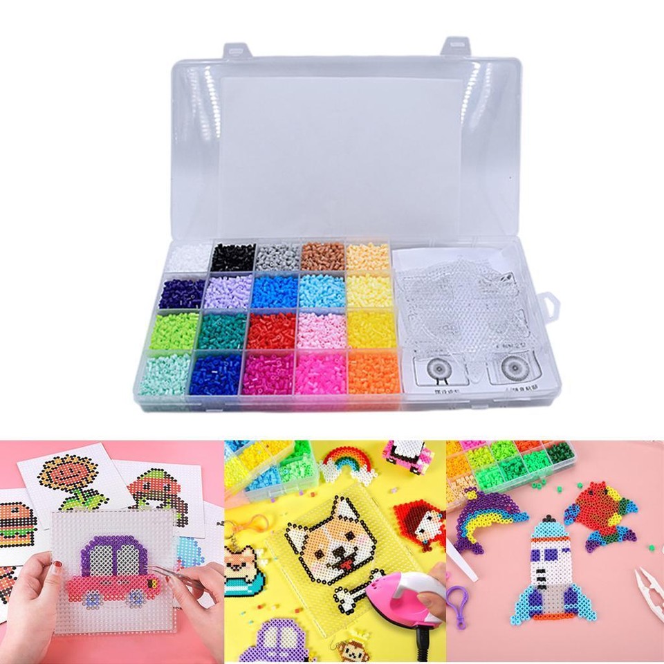 Hama Beads Handmade Craft Christmas Gift 20 Colors Fuse Beads Kit for ...