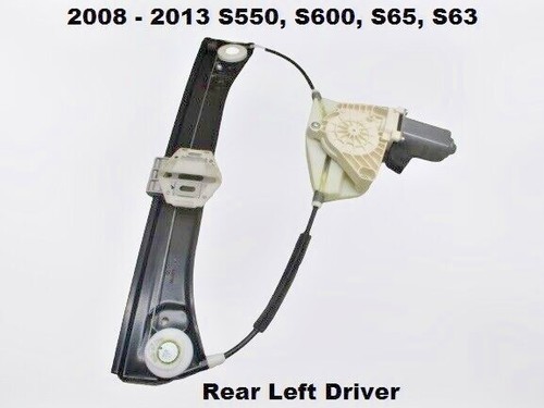 2217300146 2008 to 2013 Mercedes S63 Rear Left Driver Door Window ...