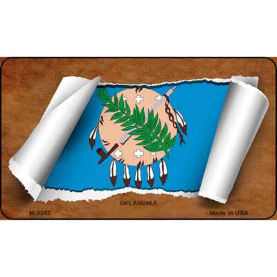 Oklahoma Scroll Novelty Metal Magnet M-9042 | eBay