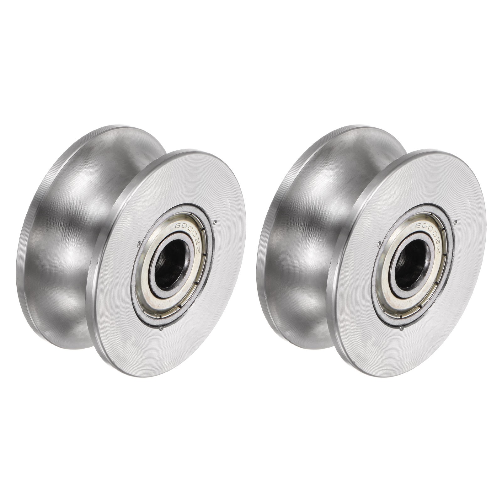 2pcs U Groove Track Wheel, 1.89" 201 Stainless Steel Sliding Gate ...