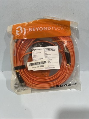 Beyondtech 10m LC/UPC To ST/UPC Fiber Patch Cable OM2 50-125um Duplex | eBay