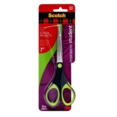 Scotch Precision Student Scissors: 7-inch scissor (Green) | eBay