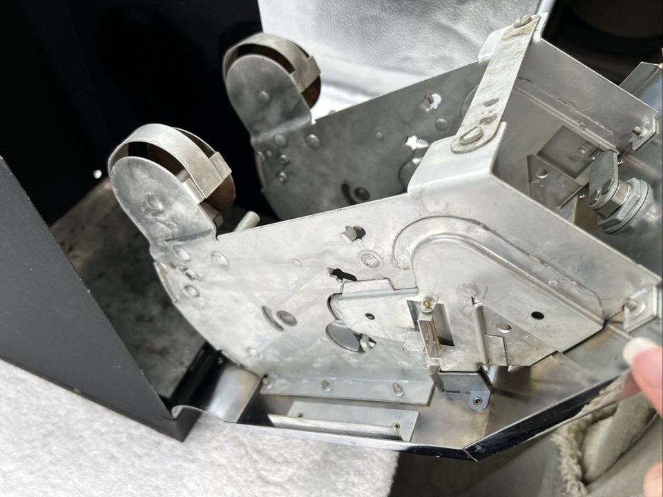 RARE CHROME STAMP MACHINE. 4 Cent & 5 Cent Postage Stamps Includes Keys ...