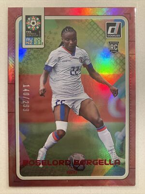 2023 Donruss FIFA Women's World Cup Roselord Borgella RC #/299 Red ...