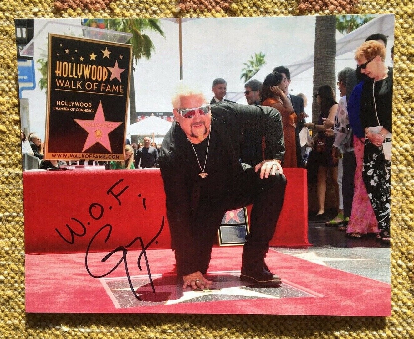 Guy Fieri Signed Autograph 8x10 Photograph Diners Drive-Ins & Dives USA ...