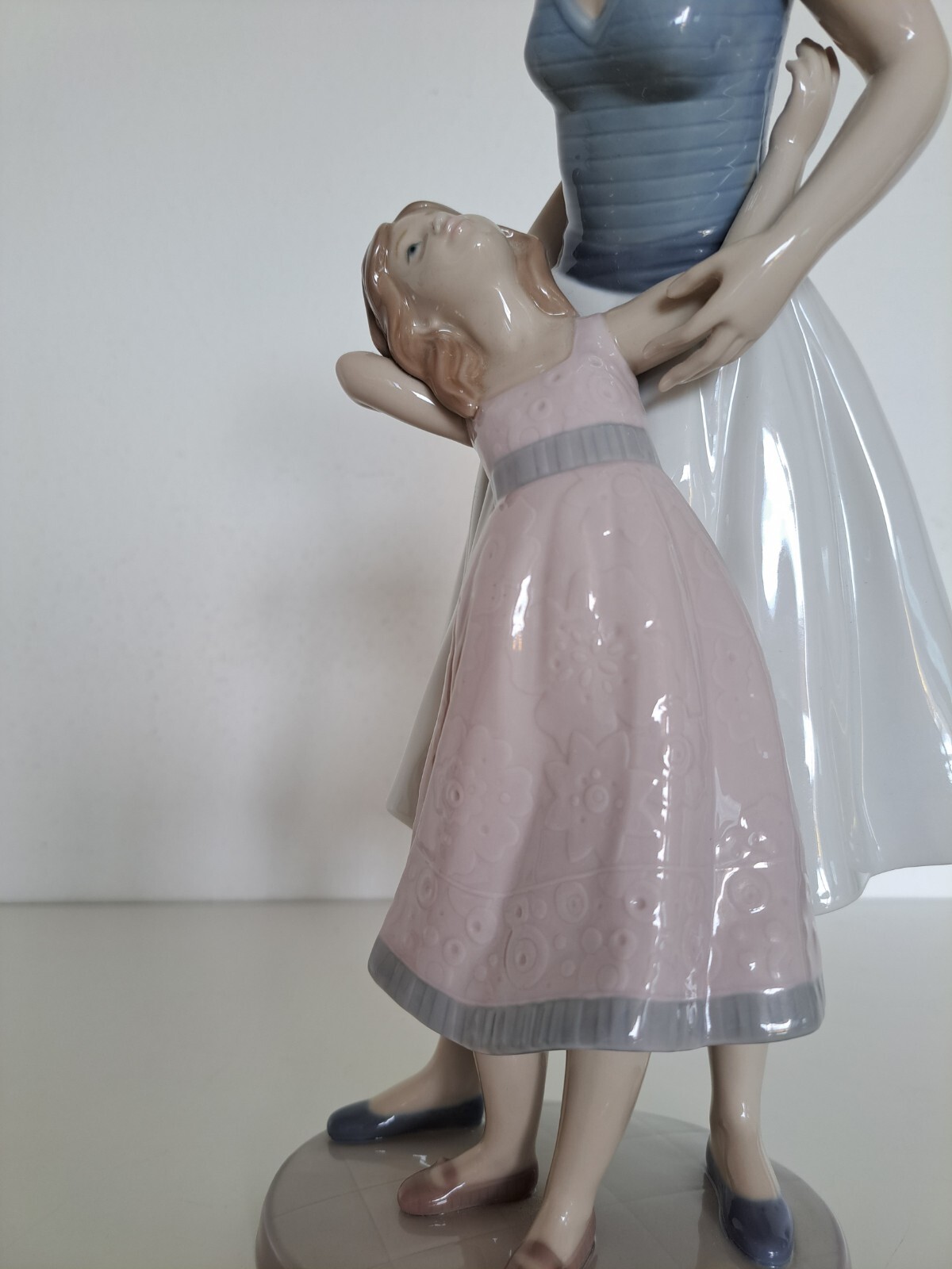 Vintage Lladro Porcelain Figure I WANT TO BE LIKE YOU 8482 Mom Mother Daughter | eBay