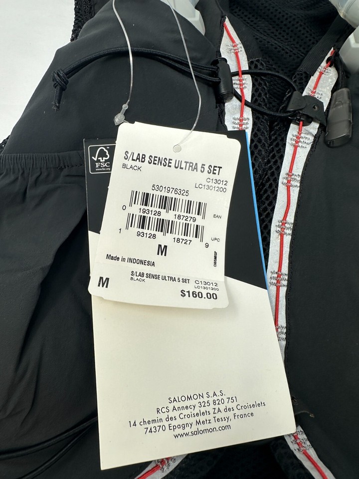 NEW Solomon S-Lab Sense Ultra 5 Set Hydration Vest MULTIPLE SIZES ...