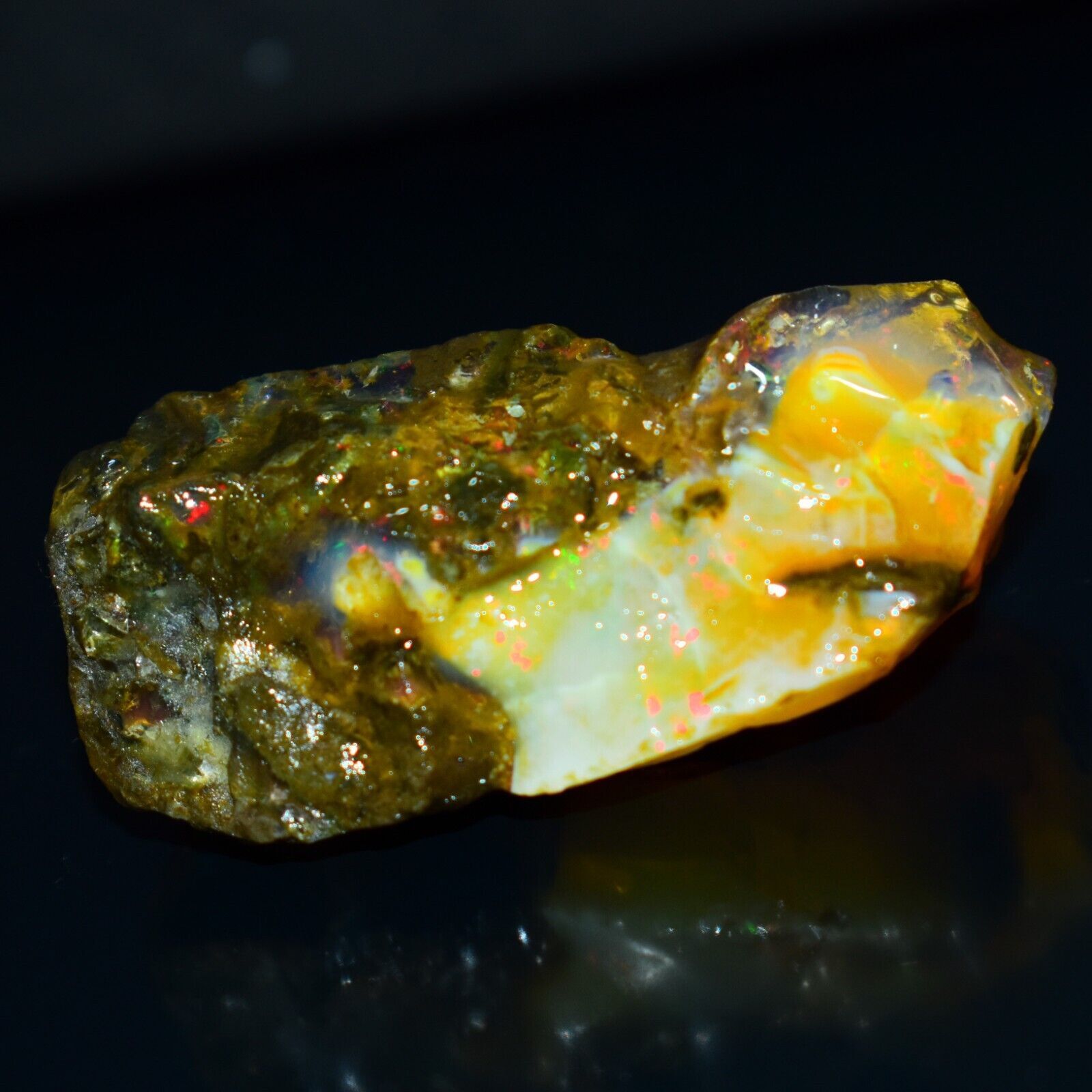 Opal Rough 115.20 Carat Natural Ethiopian Opal Raw Welo Opal Gemstone ...