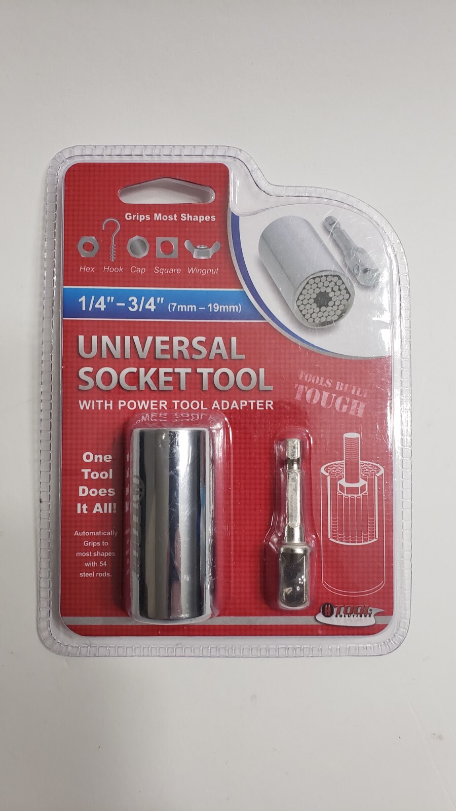 Tool Solutions 1/4" to 3/4" Universal Socket Tool w/Power Tool Adapter ...