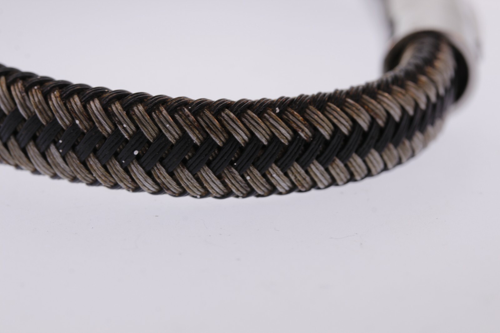 10mm Stainless Steel Cable Braided Band Two-Tone Brac… - Gem