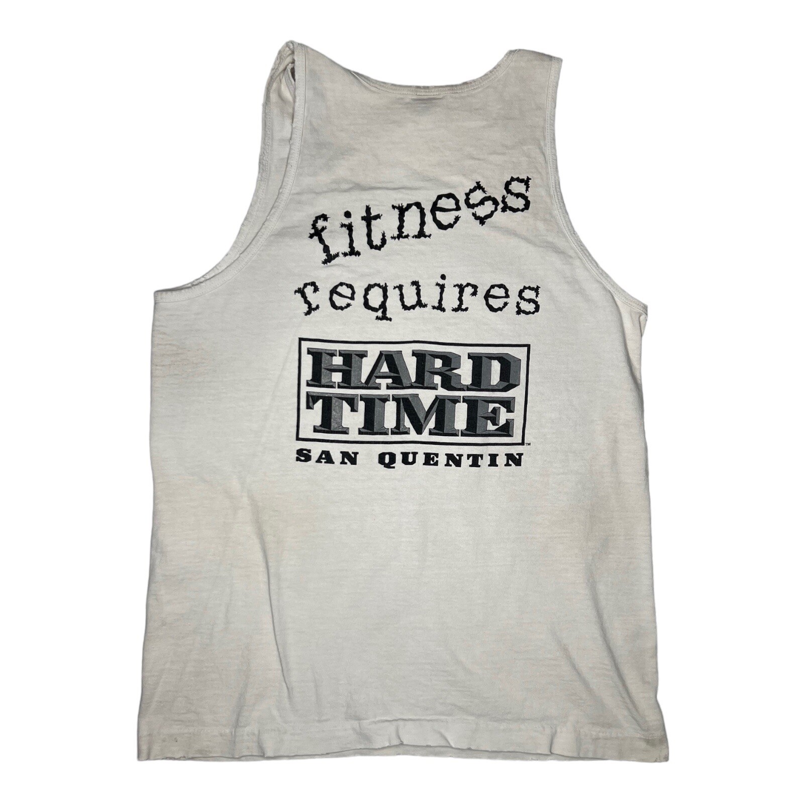 Vintage Hard Time San Quentin Prison Tank Top Shirt S… - Gem