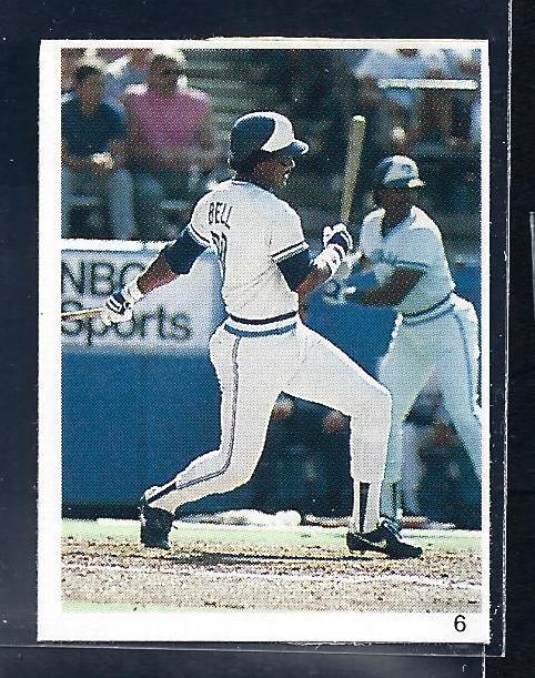 1988 Red Foley Book Mini Sticker Hand Cut * You PIC CHOOSE * Baseball ...