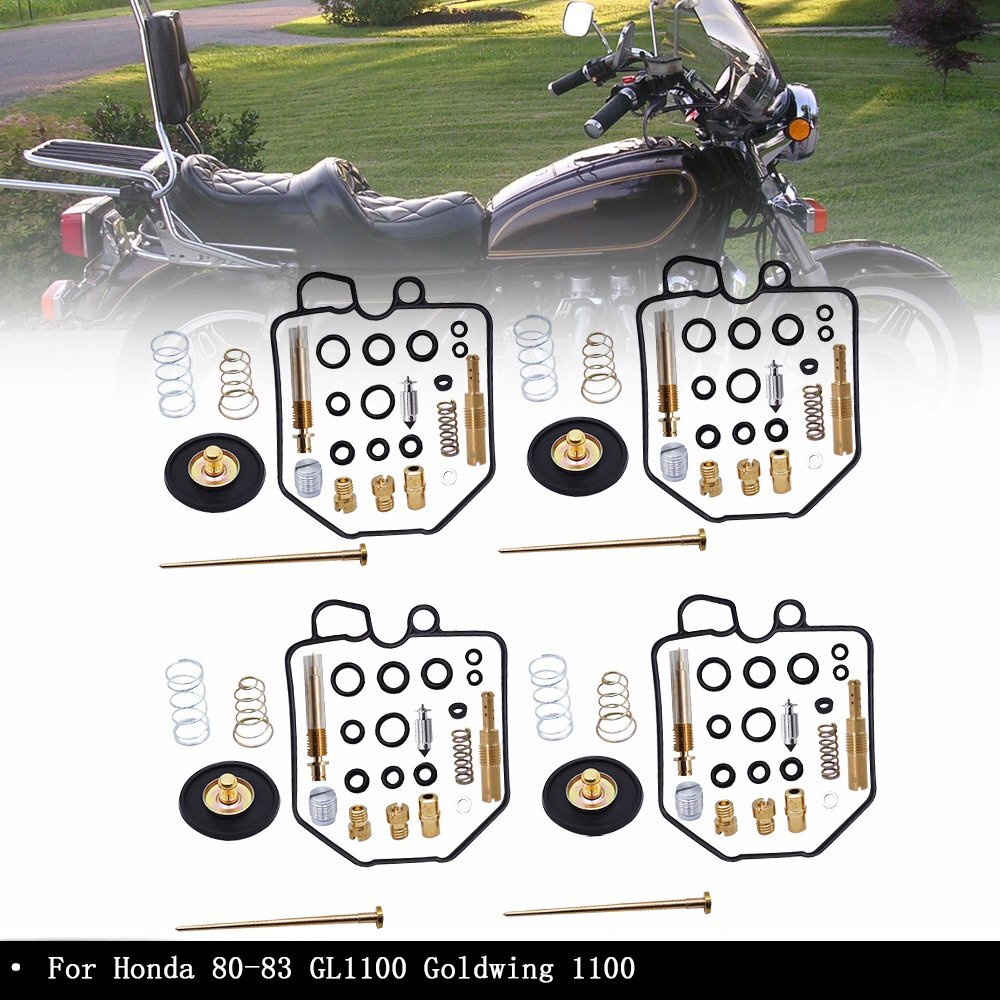 Deluxe Carburetor Rebuild Repair Kit For Honda 80-83 GL1100 Goldwing ...