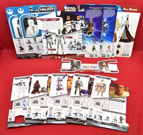 Huge Star Wars CARD BACK Lot Legacy Droid Clone Wars Cody Echo Comic ...