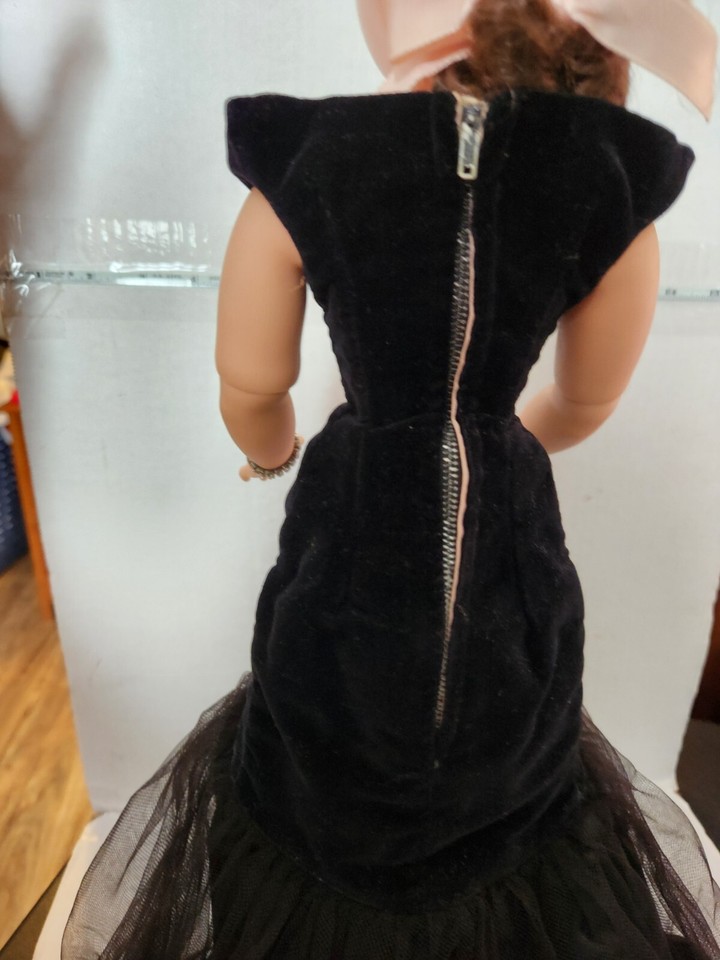 Vintage Madame Alexander Cissy Wearing Black Mermaid Torso Dress 1956 ...