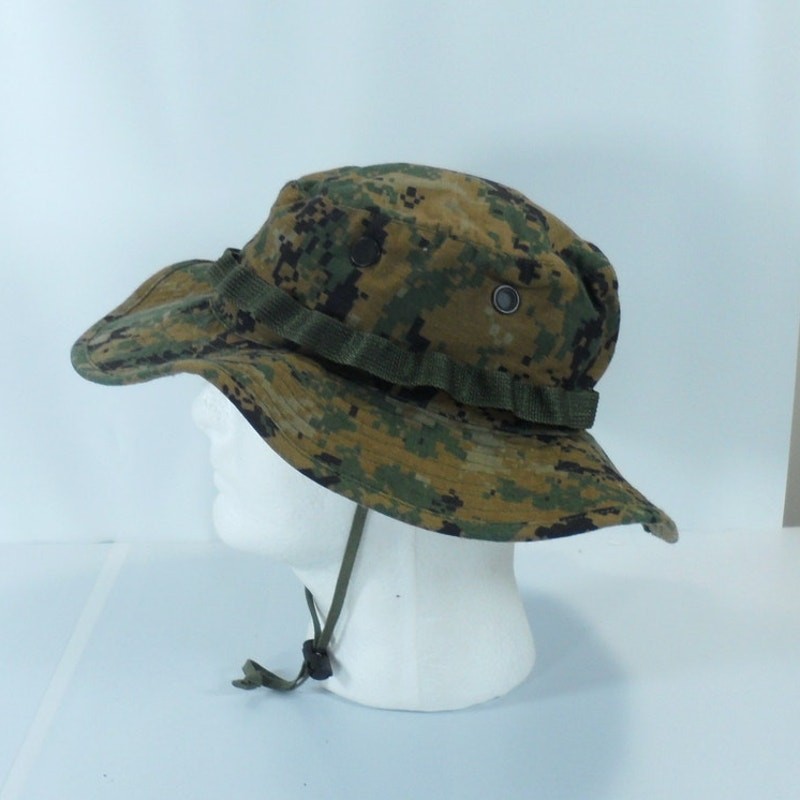 USMC Digital MARPAT Woodland Boonie Bucket Military Style Jungle Camo ...