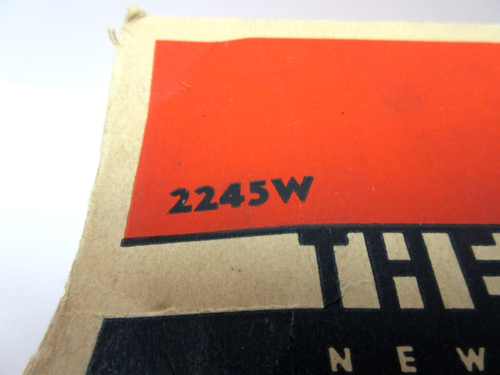 LIONEL 2245W DIECAST METAL LIONEL LINES WHISTLE TENDER - PREWAR O GAUGE ...