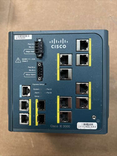 Cisco IE-3000-8TC 8-Port Ethernet 10/100 Switch | eBay