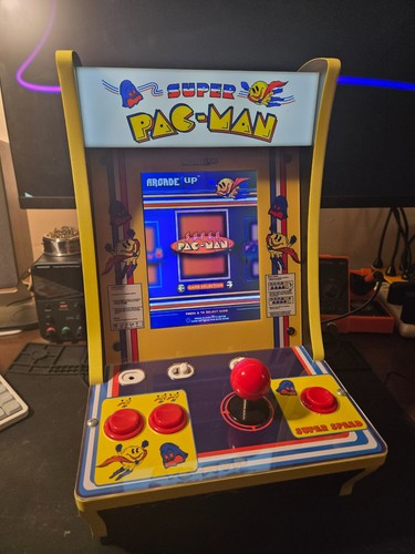 Arcade1Up Super PAC-Man Countercade Arcade Machine (PAC-C-01334) | eBay
