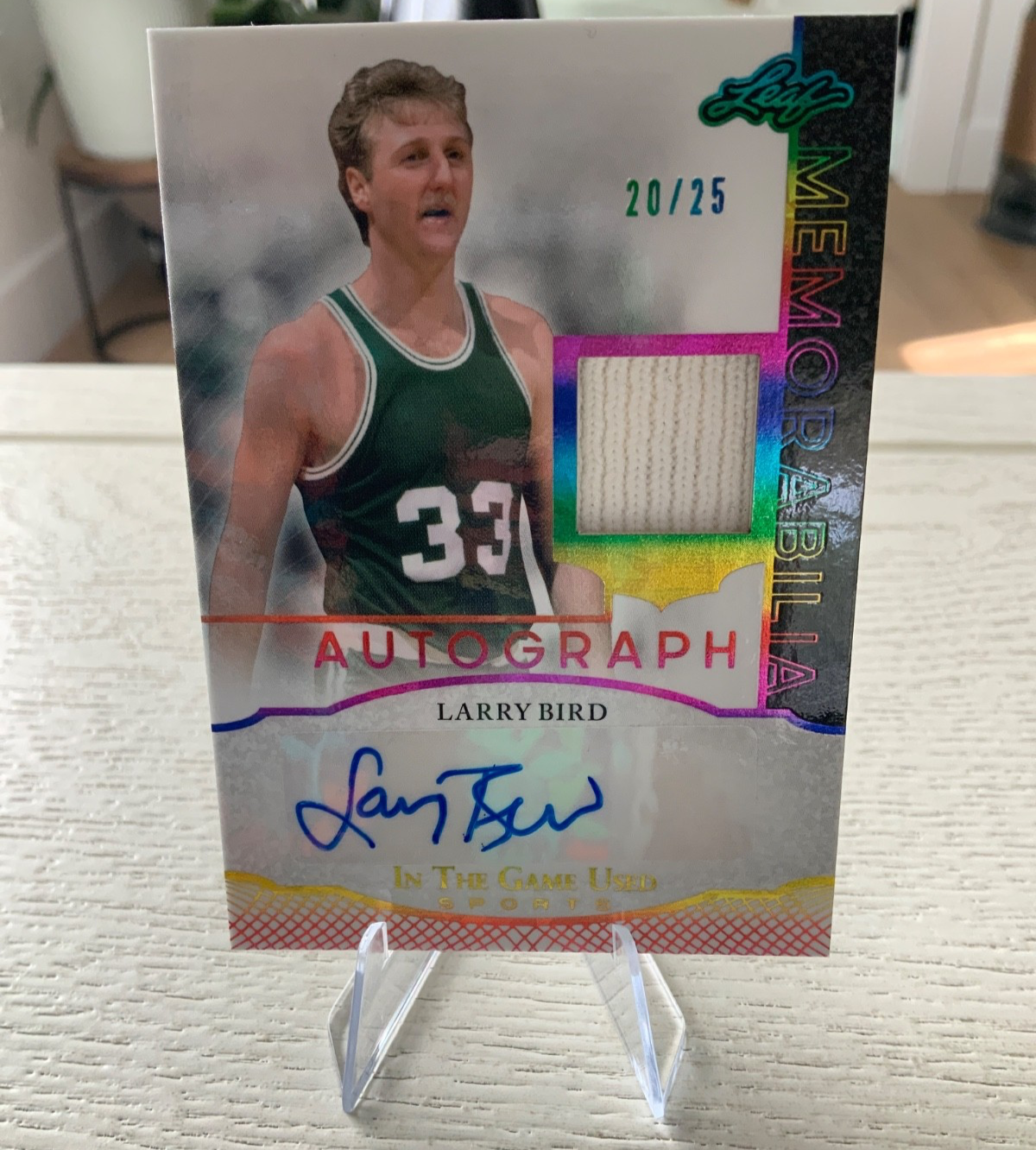sports card singles, autograph, in the game used, 20/25, auto | eBay