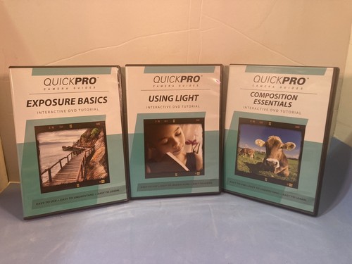 QUICK PRO Camera Guides: Three Disc Set. Exposure, Composition & Light ...