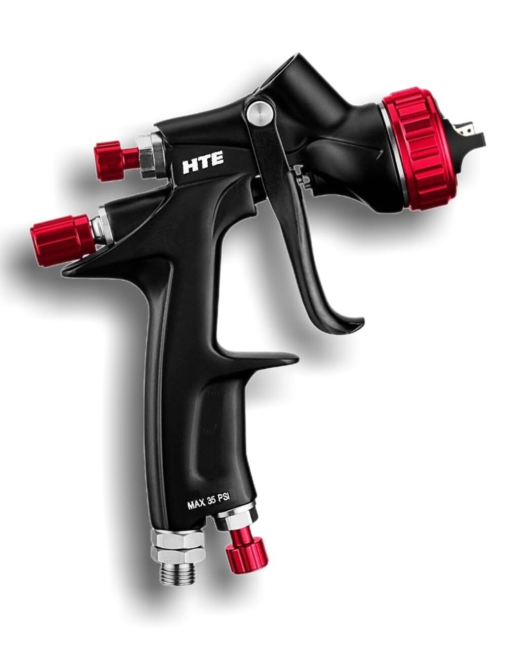Spectrum Black Widow Professional HTE Gravity Feed Spray Gun - Rear Fan ...