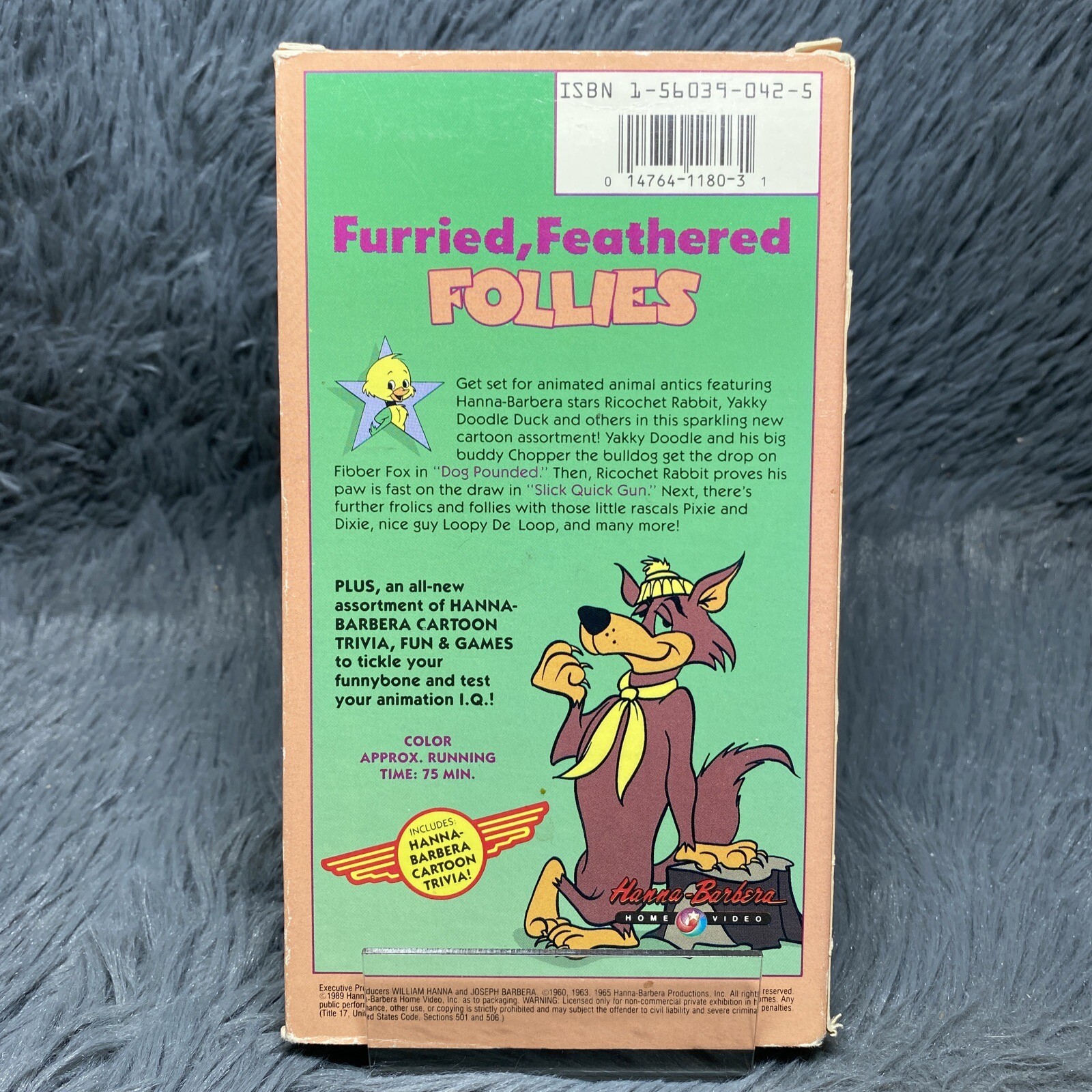 Furried, Feathered Follies VHS 1989 Hanna Barbera Super Stars Film ...