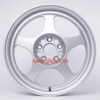 ROTA SLIPSTREAM WHEELS 15X7 +35 5X100 PLAIN SILVER RIMS COROLLA CELICA ...