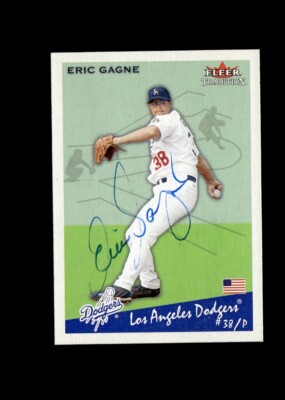 Eric Gagne 2002 Fleer Tradition Dodgers authentic autographed card | eBay