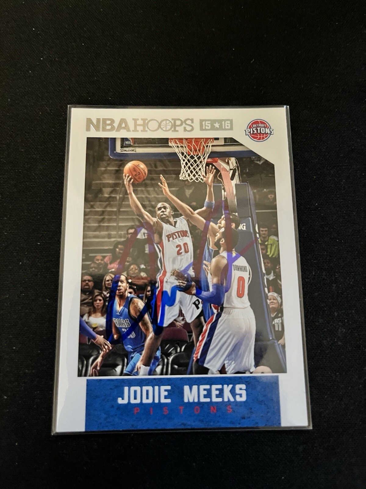 JODIE MEEKS 2015-16 NBA Hoops Signed Autographed Basketball Card ...