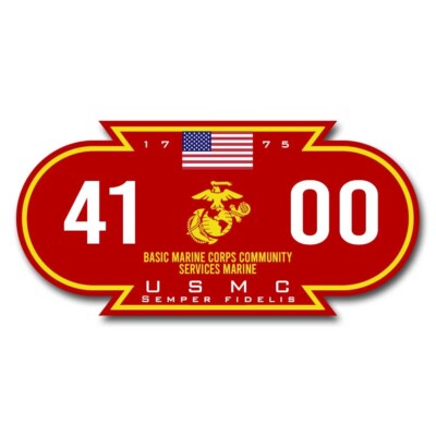 USMC 4100 MOS Decal - PriorService Decal - USMC Veteran Decal - USMC 3 ...