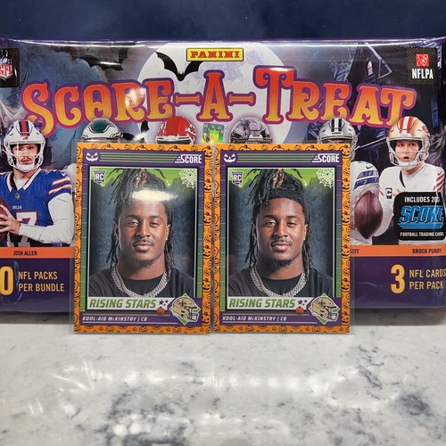 Kool-Aid McKinstry 2024 Score Football Orange Pumpkins RC #33 x2 | eBay