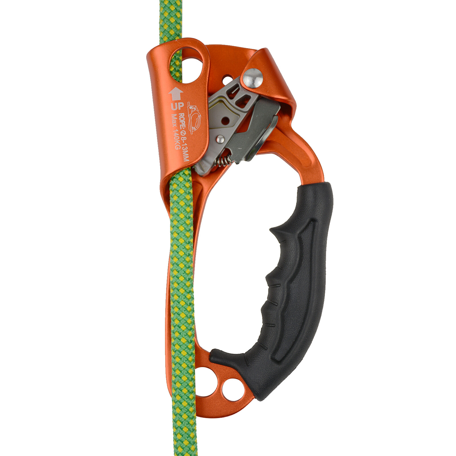 Climbing Ascender Handled Mountain Rock Tree Caving Rescue 8-13mm Rope ...
