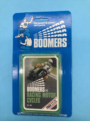 Boomers Card Game Racing Motor Cycles 104 New | eBay