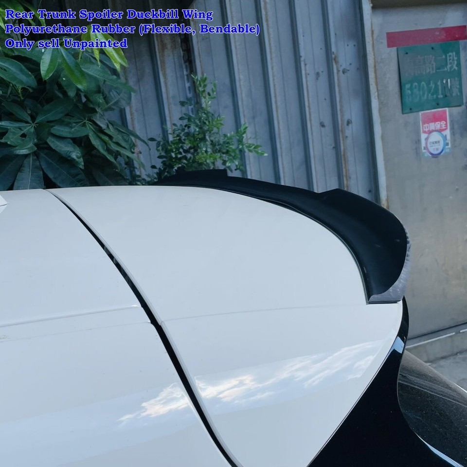 284FC Add-On Rear DUCKBILL Trunk Spoiler Wing Fits 2004~2013 BMW 3 ...