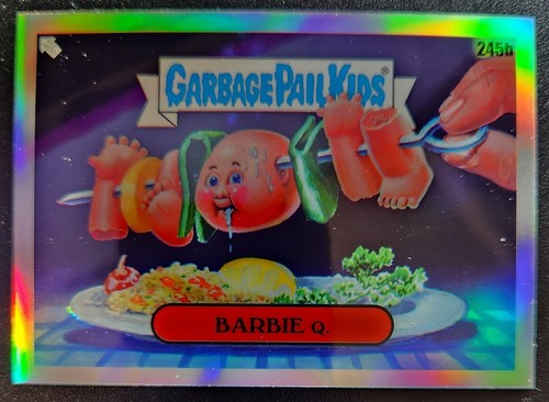245B BARBIE Q 2023 GPK Garbage Pail Kids Chrome Series 6 REFRACTOR | eBay