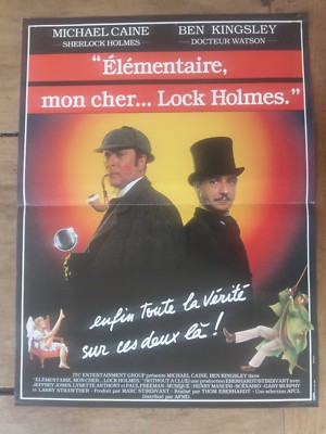 Poster Low Mon Cheap Lock Holmes Michael Caine ben Kingsley 40x60cm ...